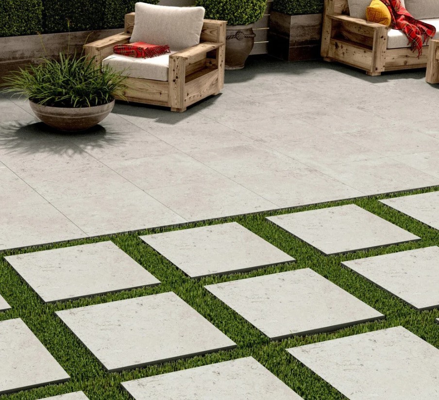 Shellstone Porcelain Paver 24x24 - StoneLocator