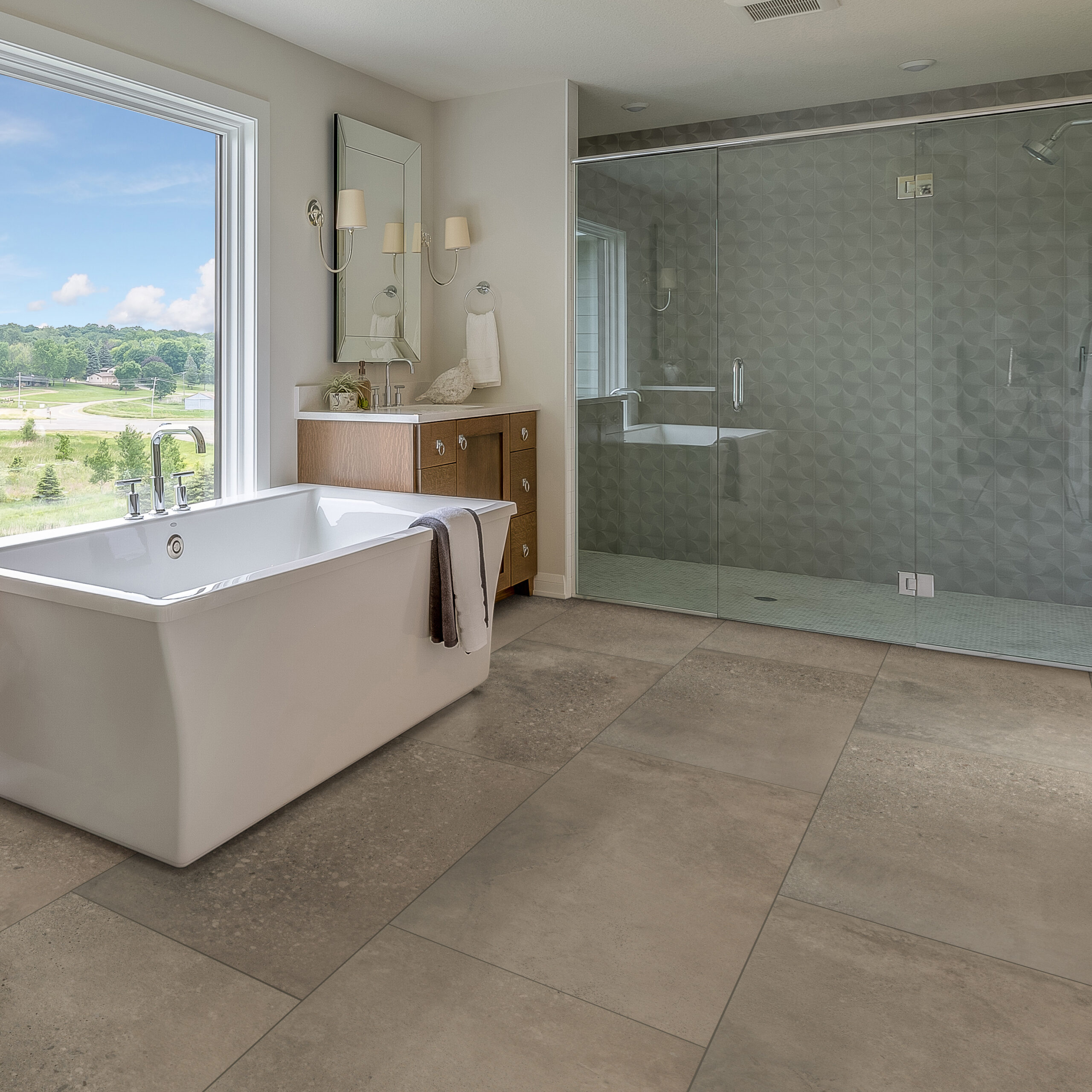 Calypso Ash Matte Porcelain 24x48 Tile - StoneLocator